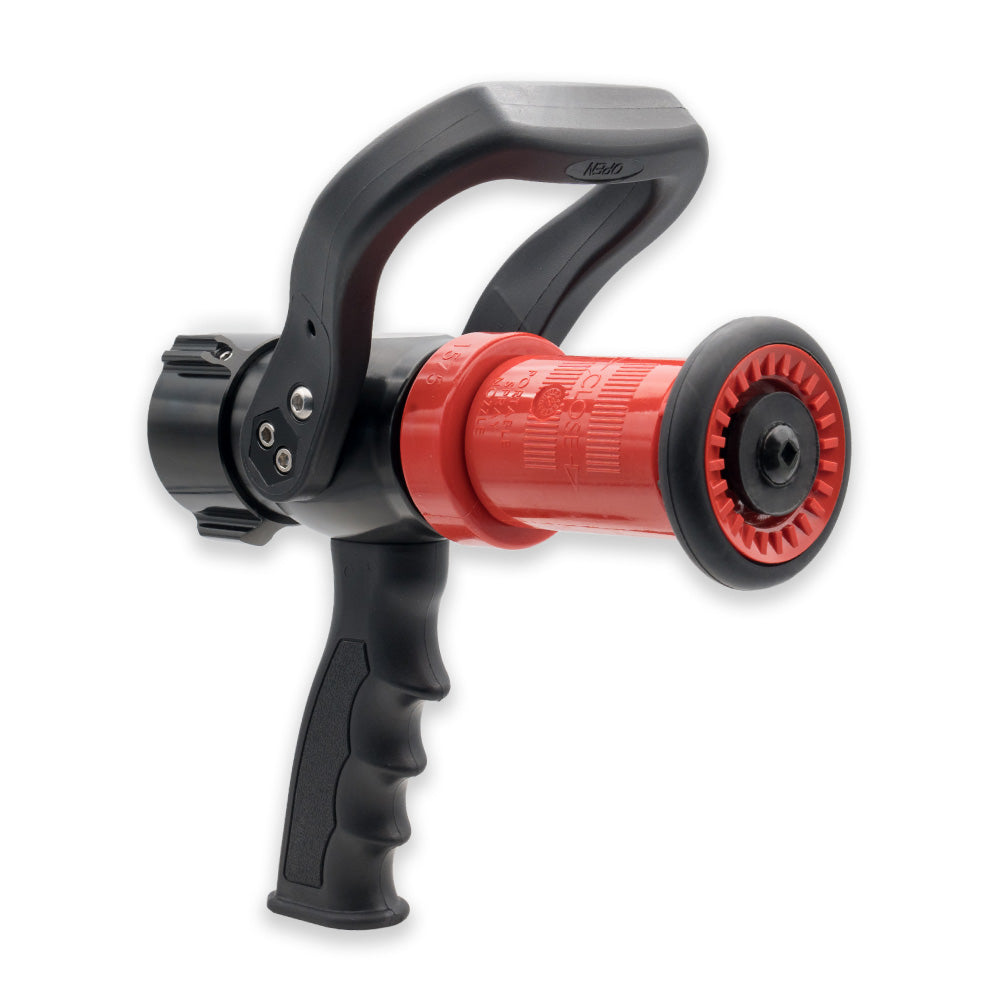 1 12 Pistol Grip Nozzle 75 Gpm Plastic Red Fire Hose Nozzles