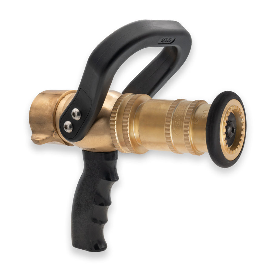 1-1/2" Pistol Grip Nozzle 75 GPM Brass – Fire Hose Nozzles