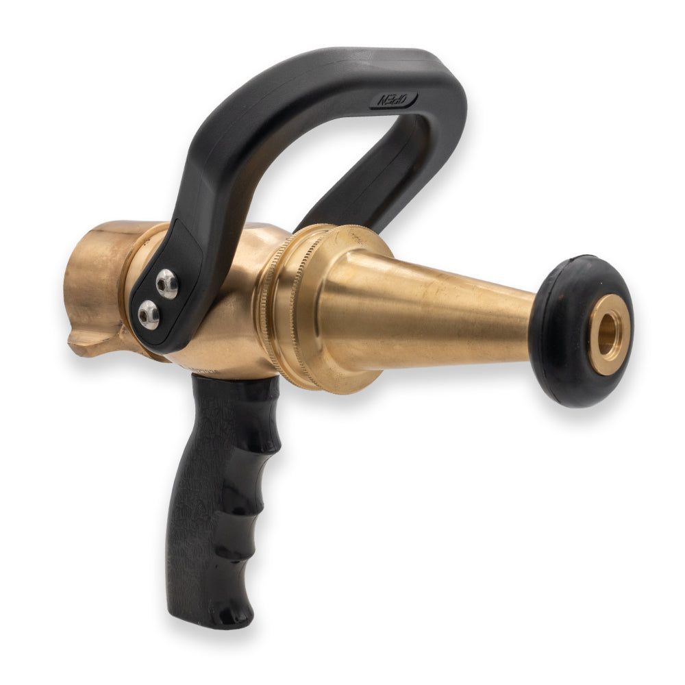 1-1/2" Pistol Grip Straight Stream Nozzle Brass – Fire Hose Nozzles