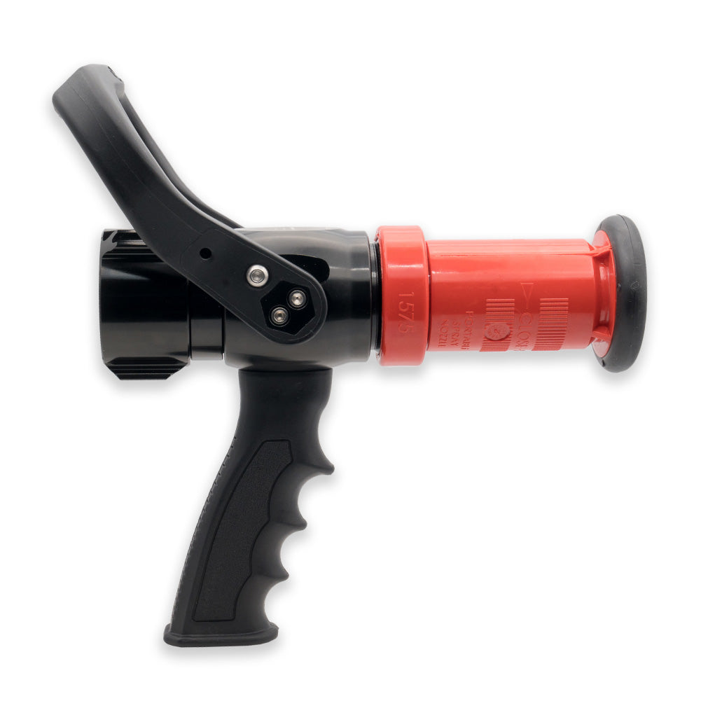 1-1/2" Pistol Grip Nozzle 75 GPM Plastic Red – Fire Hose Nozzles