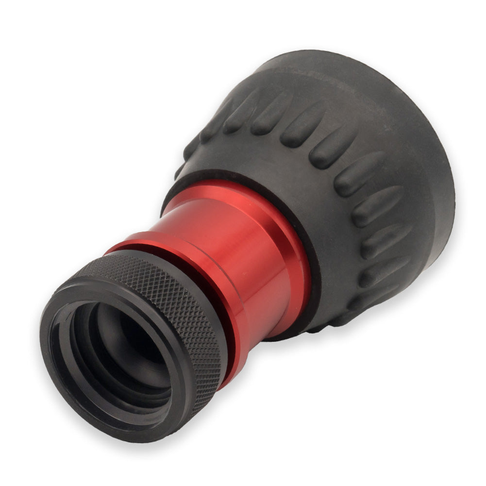 3/4" GHT Pistol Grip Nozzle 10-30 GPM Aluminum Red – Fire Hose Nozzles