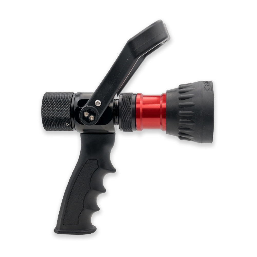 1" Pistol Grip Nozzle 10-30 GPM Aluminum Red – Fire Hose Nozzles