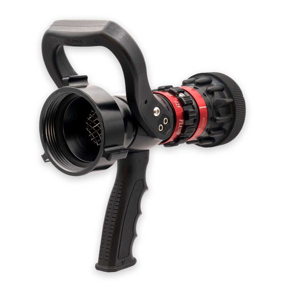 2-1/2" Pistol Grip Nozzle 30-60-95-125 GPM Aluminum – Fire Hose Nozzles