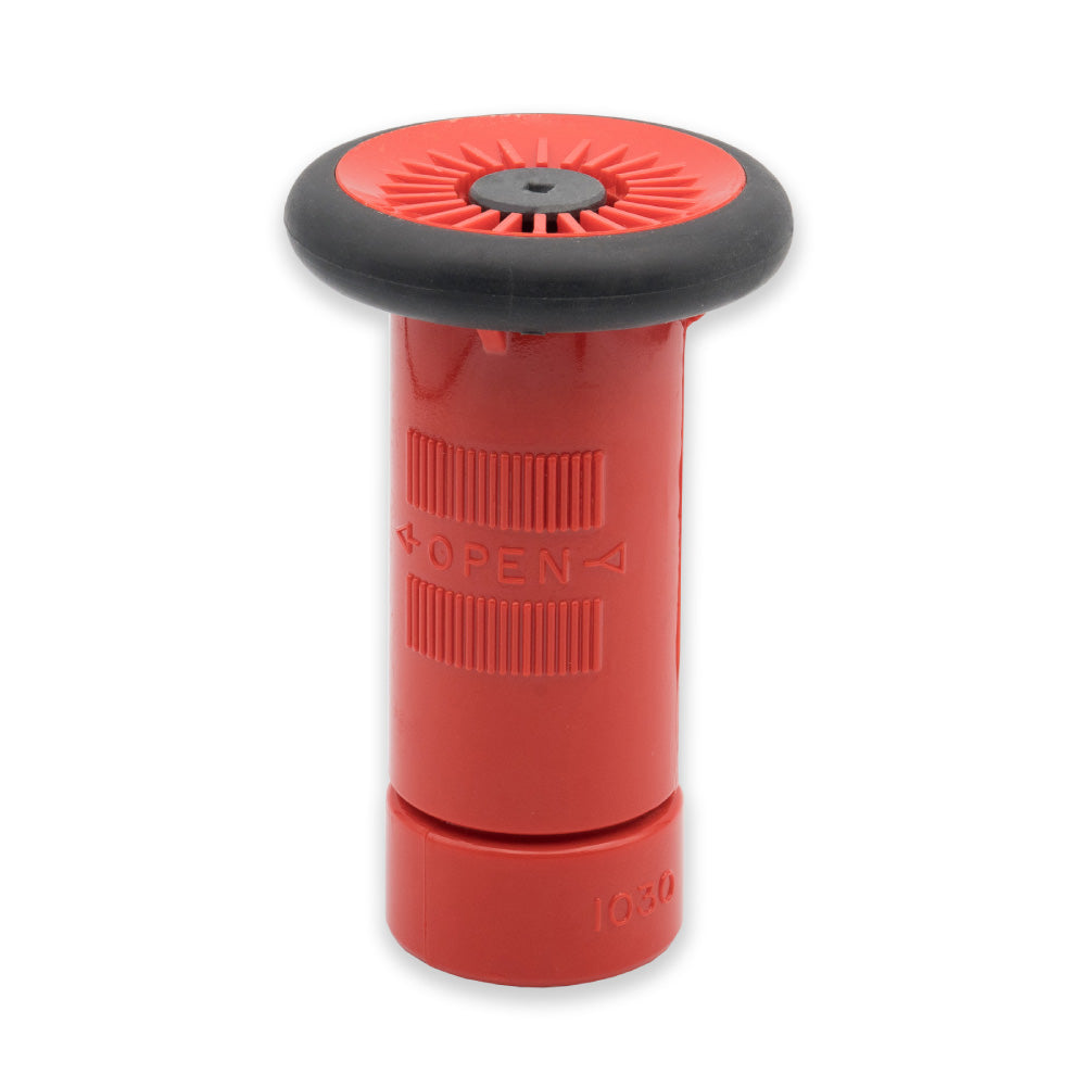 3/4" GHT Adjustable Nozzle 8 GPM Plastic Red – Fire Hose Nozzles